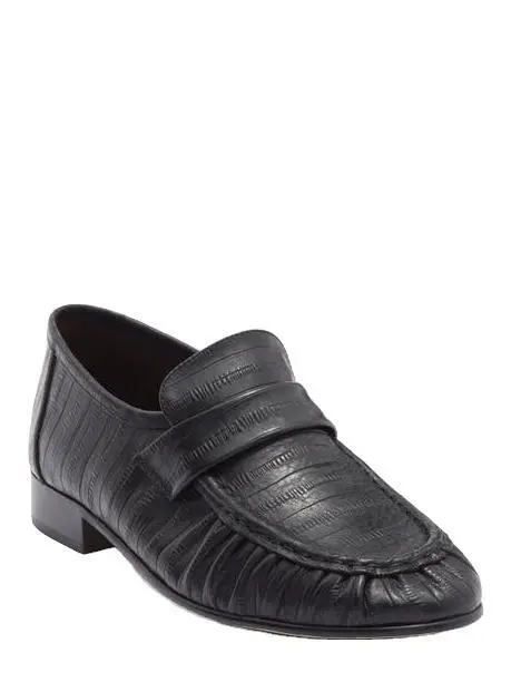 TONY BIANCO Gatsby Loafer - Black Anguille