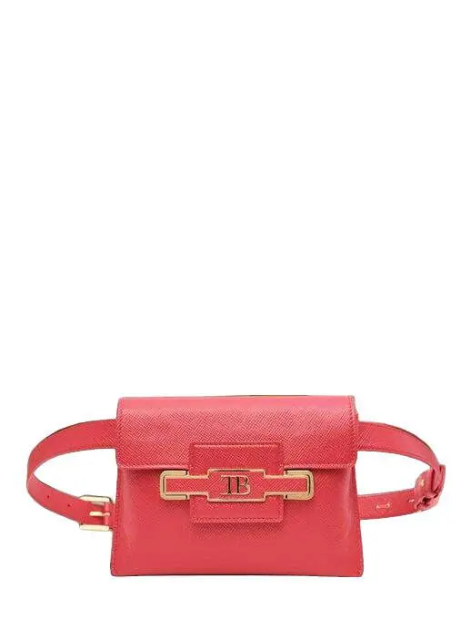 TIANNIA BARNES Diamond Belt Bag - Red