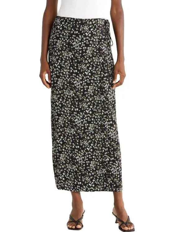 REFORMATION Floral Print Wrap Skirt - Colette