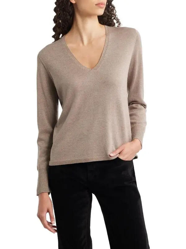 Kobi Halperin Vinny V-neck Sweater - Sandstone