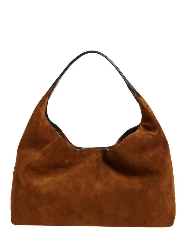 Madewell The Mylie Suede Shoulder Bag - Russet Multi
