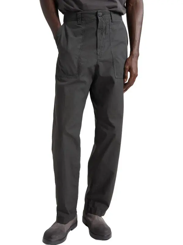Stone Island Cotton Twill Trousers - Lead Grey