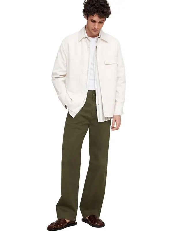 Banana Republic Relaxed Stretch Chino - Olive Green