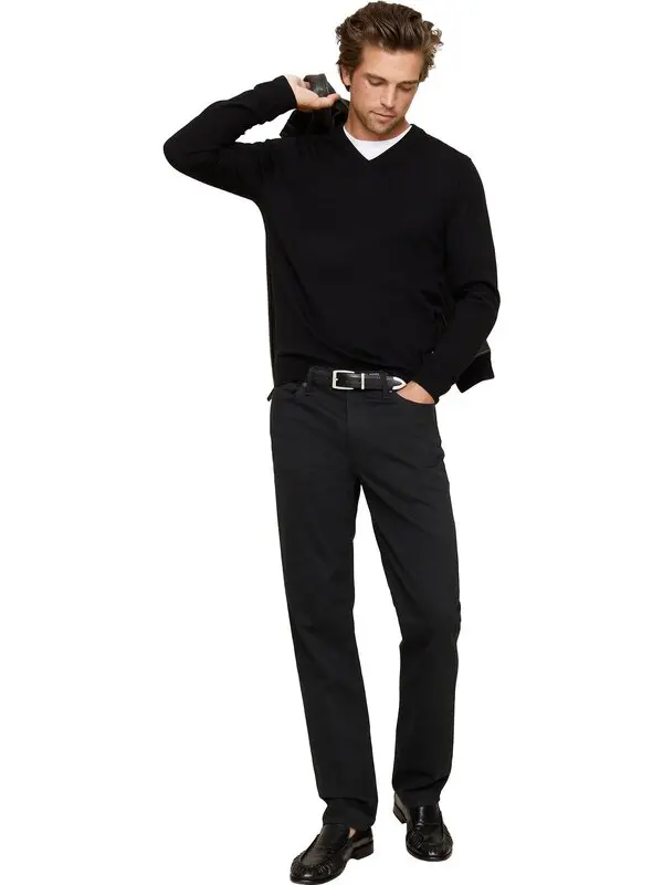 Banana Republic Straight Traveler Pant - Black