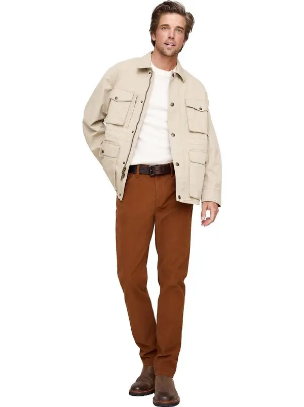 Banana Republic Slim Traveler Pant - Burnt Sienna