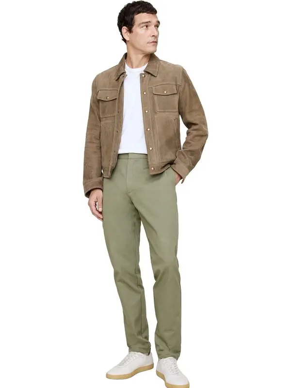 Banana Republic Athletic Italian-stretch Chino - Light Olive Green