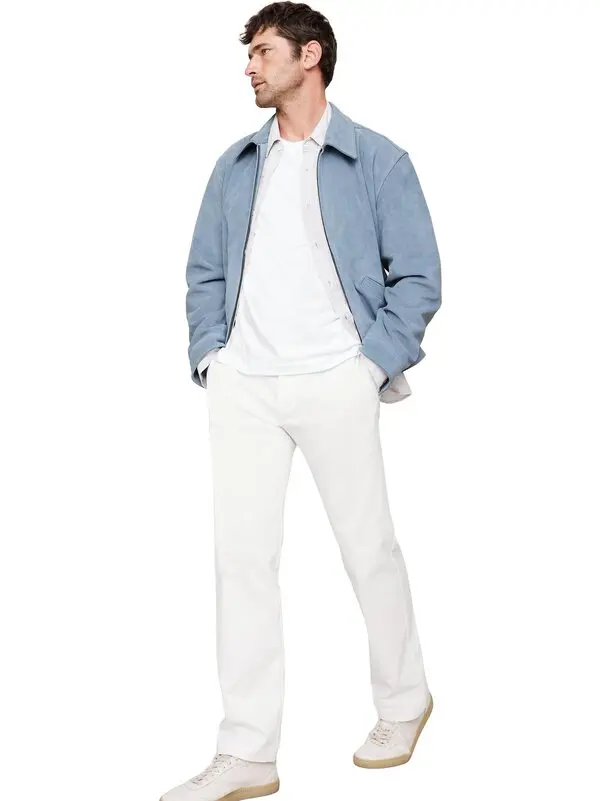 Banana Republic Straight Italian-stretch Chino - White
