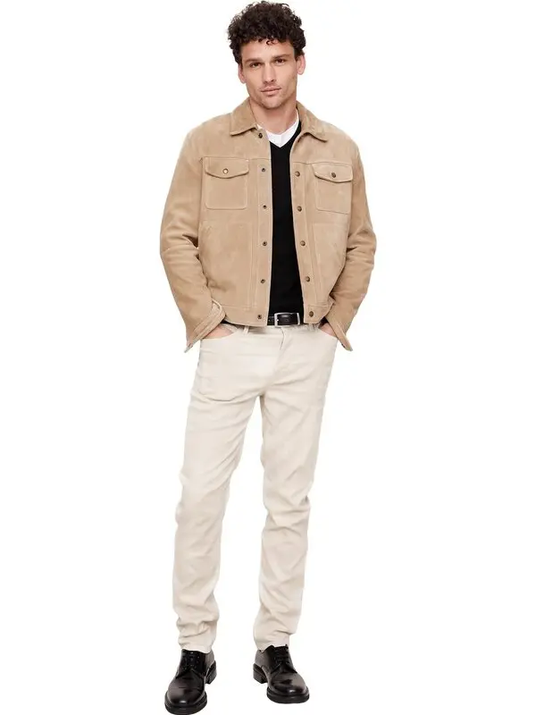 Banana Republic Slim Linen-cotton Traveler Pant - Light Khaki