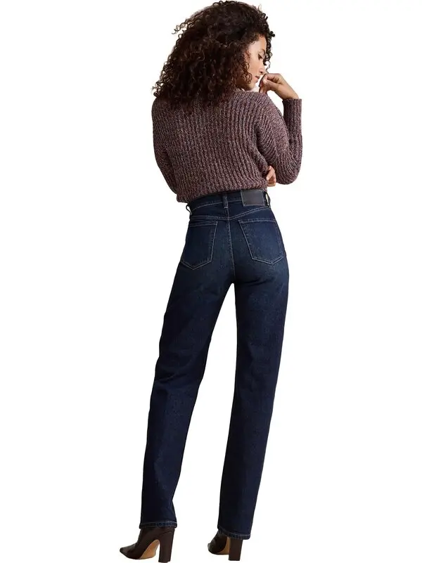 Banana Republic High-rise 90s Straight Jean - Dark Wash