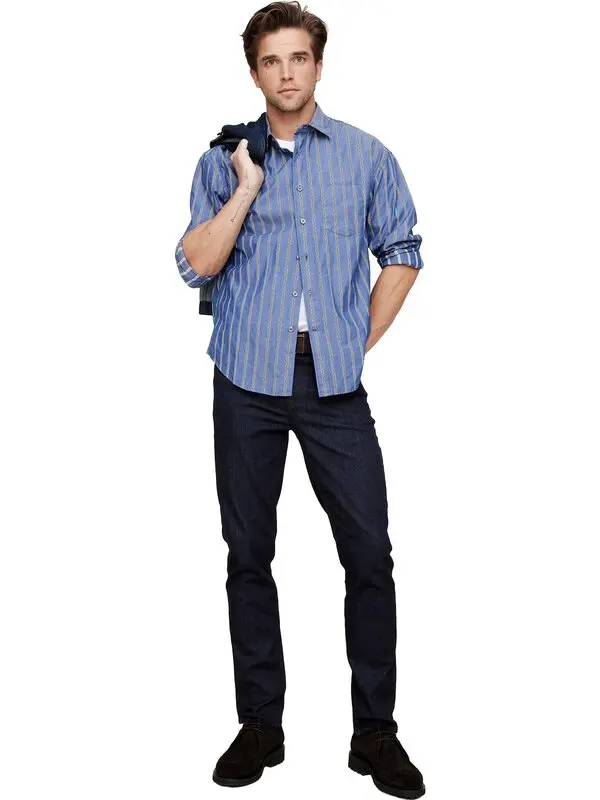 Banana Republic Slim Luxe Traveler Jean - Rinse Dark Wash