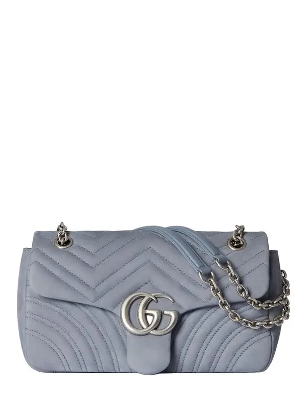 Gucci Gg Marmont Medium Shoulder Bag - Grey