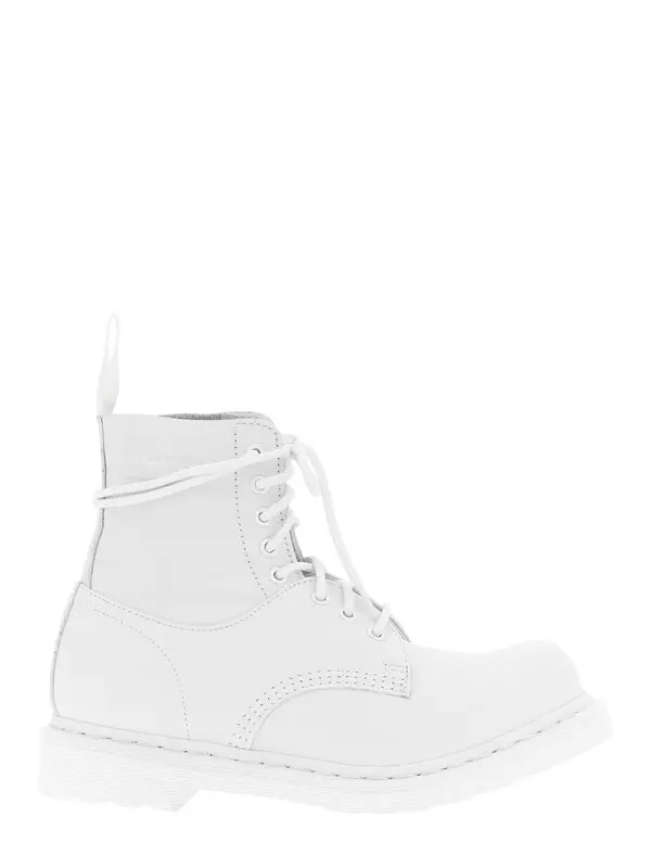 MAISON MARGIELA X Dr. Martens 1460 Twist Amphibian Boots - White