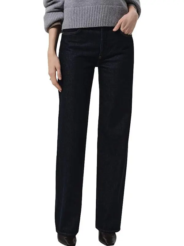 Citizens Of Humanity Annina High Rise Straight Leg Jeans - Juno