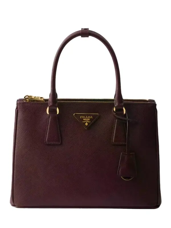 Prada Saffiano Leather Tote Bag - Red