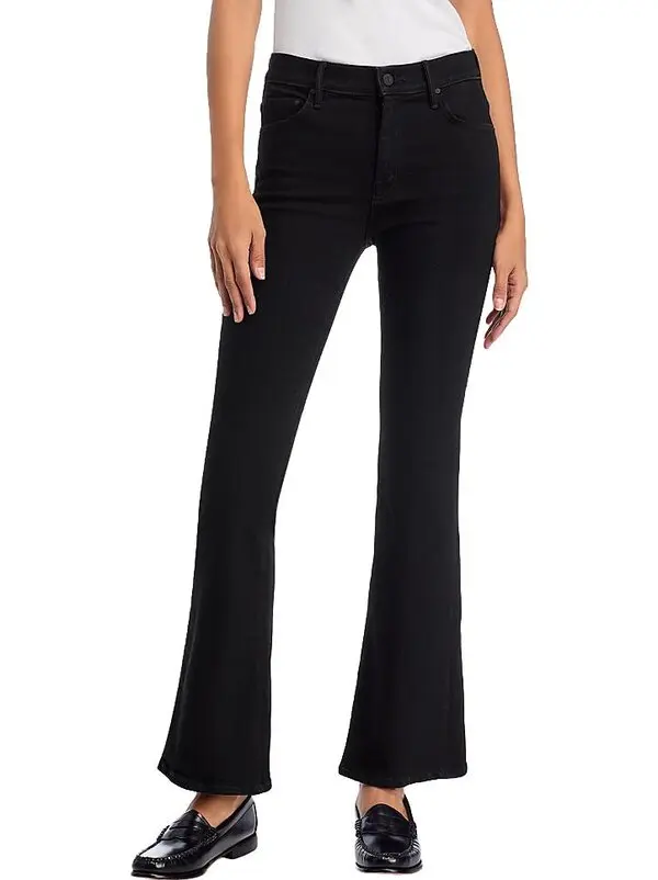 MOTHER The Weekender Mid Rise Flare Jeans - Nighty Night