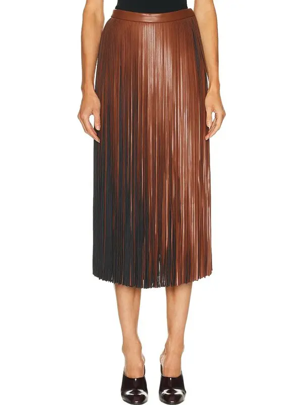 Proenza Schouler Veda Skirt - Brown Multi