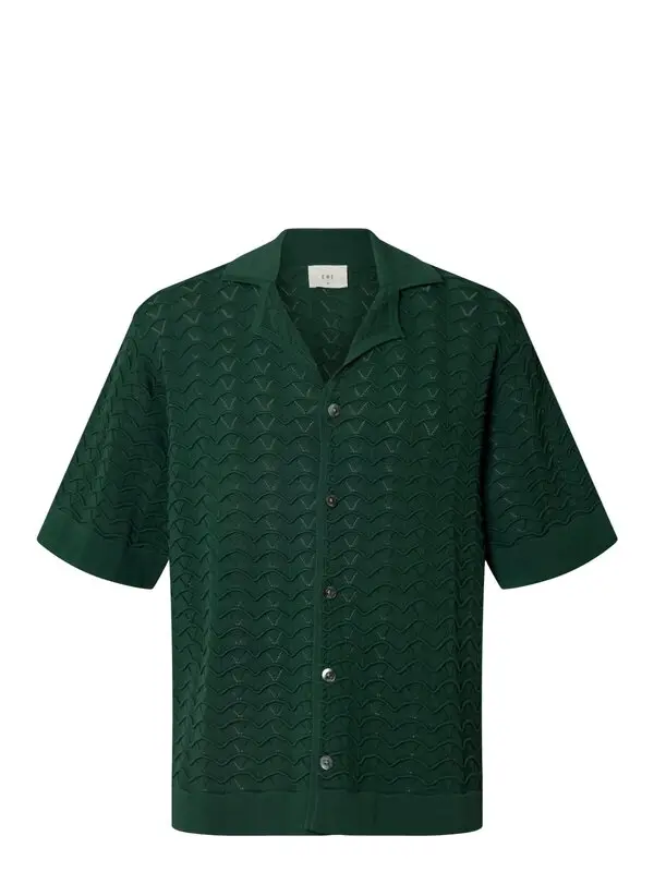 CHE Ripple Knitted Shirt - Green