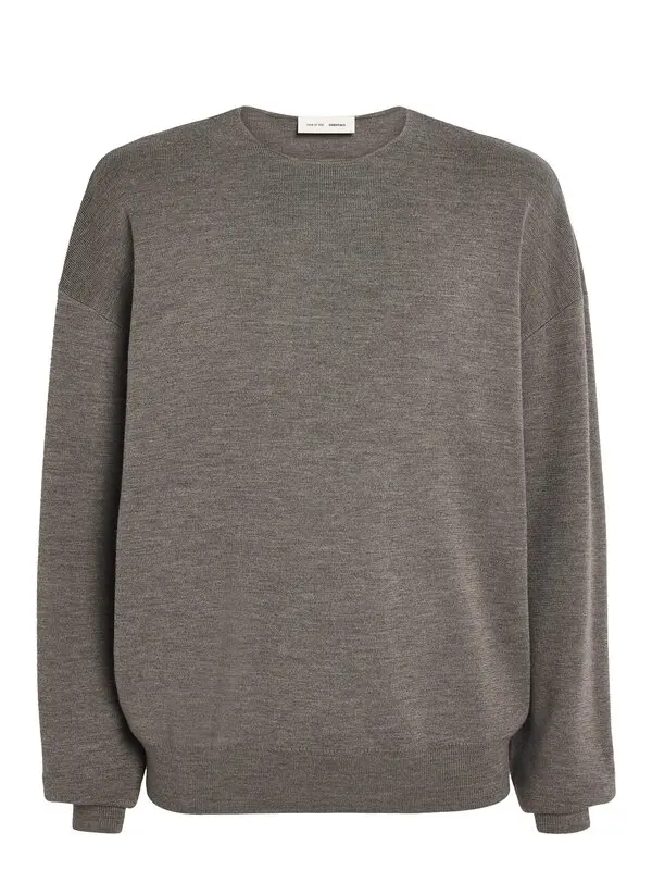 Fear Of God Merino Wool Sweater - Grey