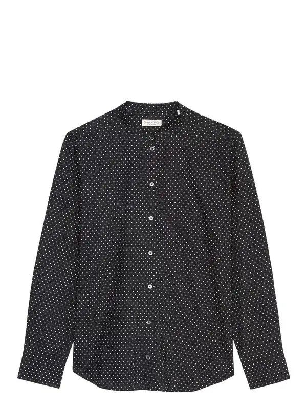 Marc O'polo Polka Dot Button-up Shirt - Black