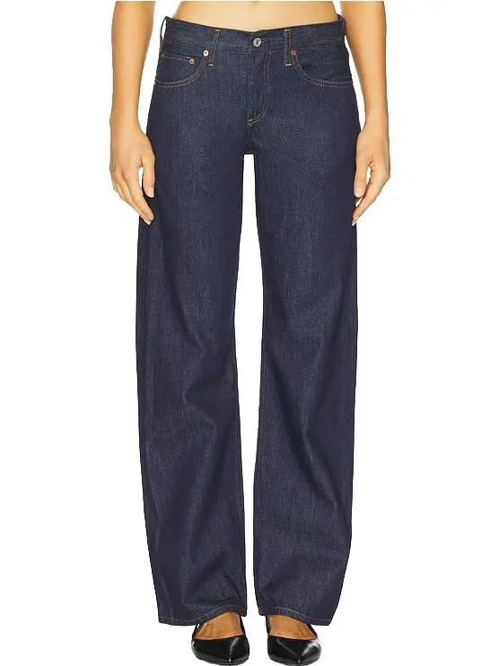 AGOLDE Low Rise Loose Jeans - Pure