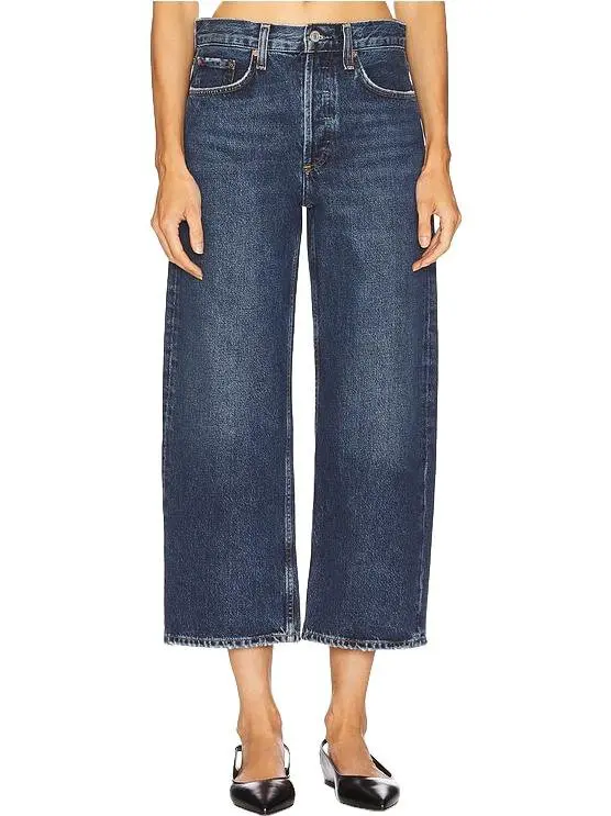 AGOLDE Arc Wide Leg Jeans - Shortwave