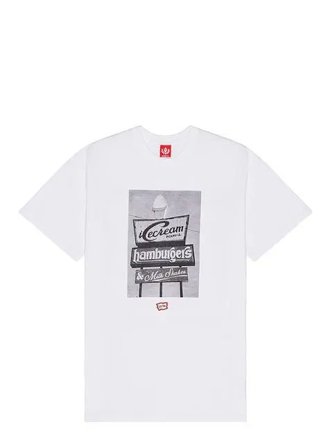 ICECREAM Dive Short Sleeve Tee - White