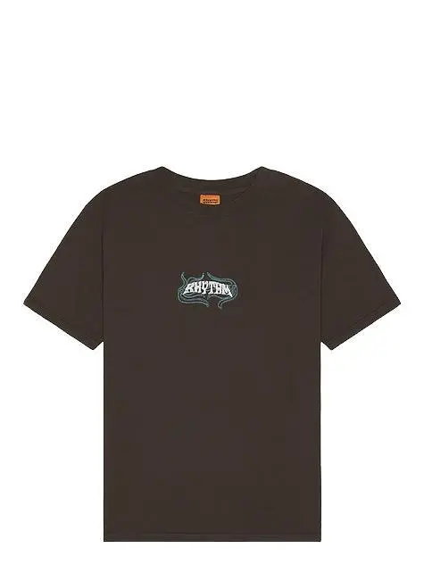 RHYTHM Dos Soles Vintage Tee In Black - Vintage Black