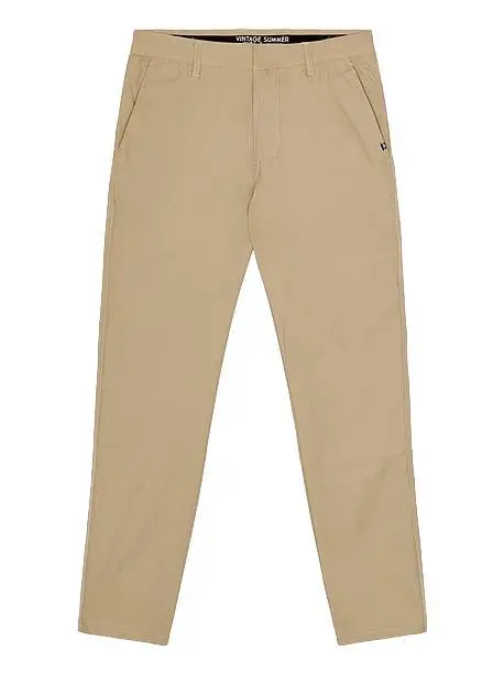 VINTAGE SUMMER Performance Flex Pant - Dark Khaki
