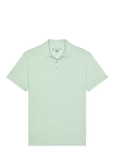 VINTAGE SUMMER Performance Polo In Mint - Sage