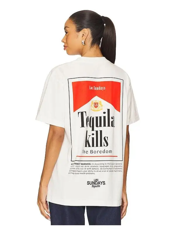 LOS SUNDAYS Kills Two Tee - Off White