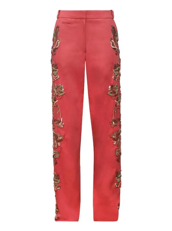 Christopher Esber Duke Embellished Chino Pants - Pink
