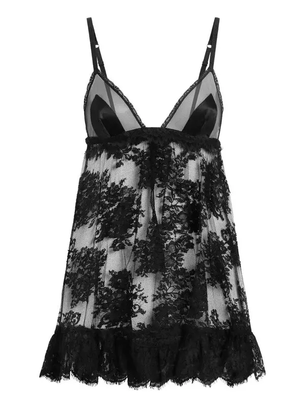 Dolce & Gabbana Lace Cami Top - Black