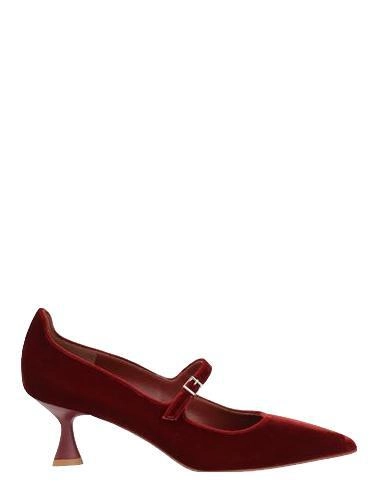SERGIO LEVANTESI Sergio Levestesi Mary Jane Pumps In Textile Fibers - Rust