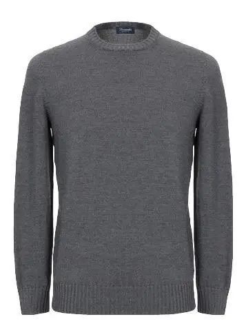 DRUMOHR Sweater In Merino Wool - Grey