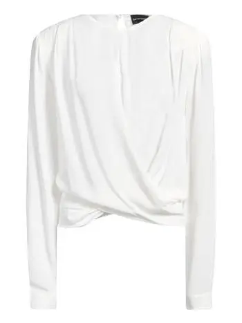 Emporio Armani Crepe Top - White