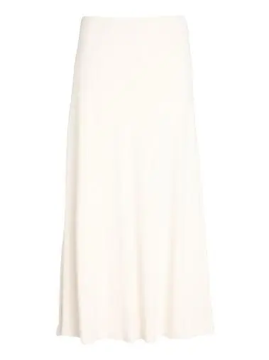Brunello Cucinelli Midi Flared Skirt - White