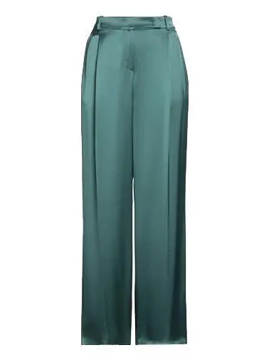 Pinko Wide-leg Satin Pants - Green
