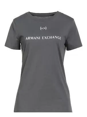 Armani Exchange Logo-print Cotton T-shirt - Grey