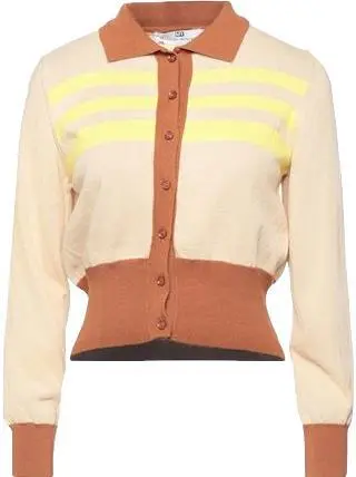 MR MASSIMO REBECCHI Checked Knitted Cardigan - Beige