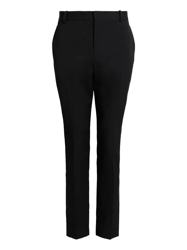 Isabel Marant Owen Tapered Wool-twill Pants - Black