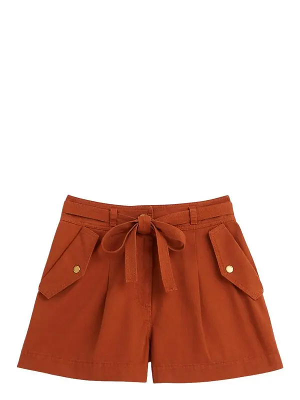 COACH Restored Garment-dyed Shorts - Rust