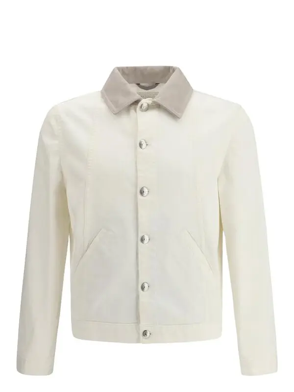 Brunello Cucinelli Denim Jacket - White
