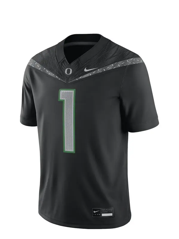 Nike Oregon Ducks Dri-fit College Game Jersey - Black