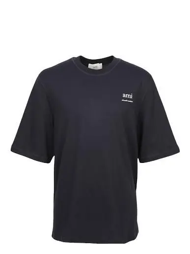 Ami Short Sleeve T-shirt - Navy Blue