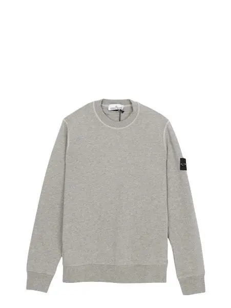 Stone Island Logo Sweatshirt - Gray