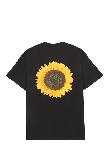 Carhartt Wip Sunflower Short Sleeve T-shirt - Black