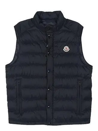 Moncler Bart Padded Vest - Navy Blue
