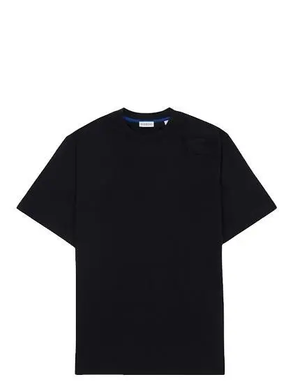 Burberry Short Sleeve T-shirt - Black/silver