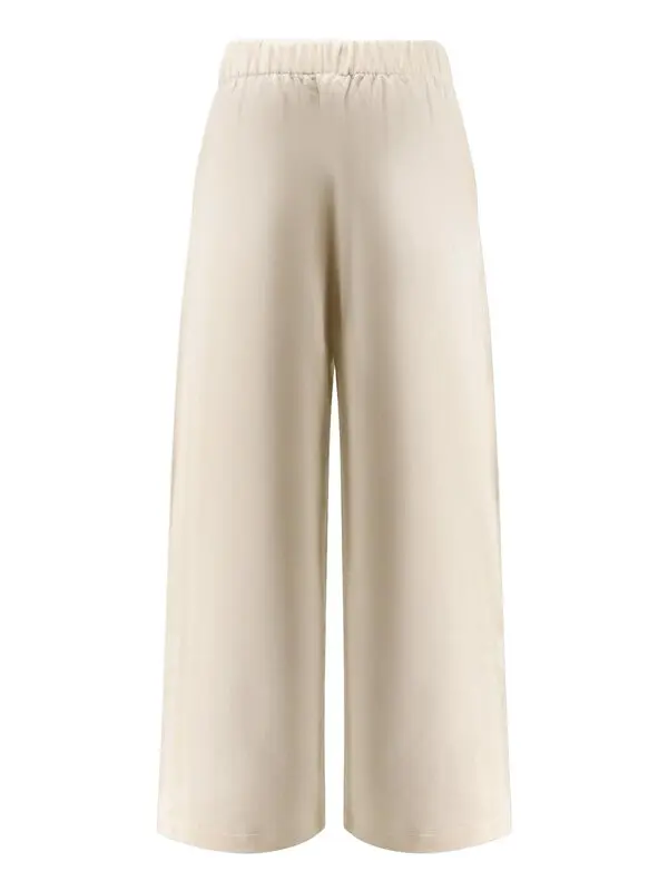 Max Mara Filovia Wide Leg Trousers - White