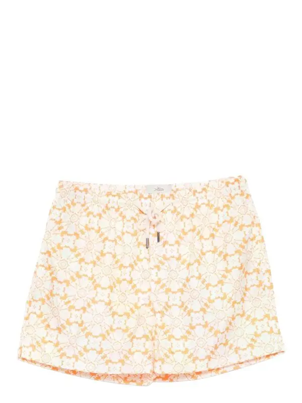 PENINSULA SWIMWEAR Printed Swim Shorts - Orange